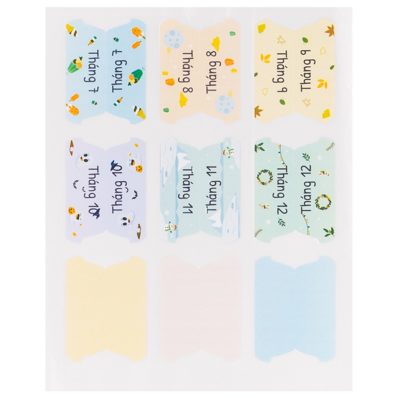 Bộ nhãn dán phân trang Tab Sticker; MS: 721